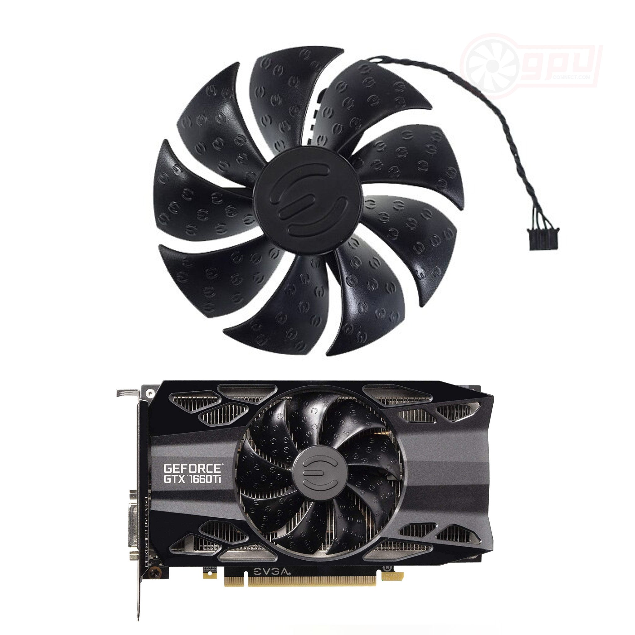 EVGA RTX 2060 1660 XC GAMING ITX Replacement Fan – GPUCONNECT.COM