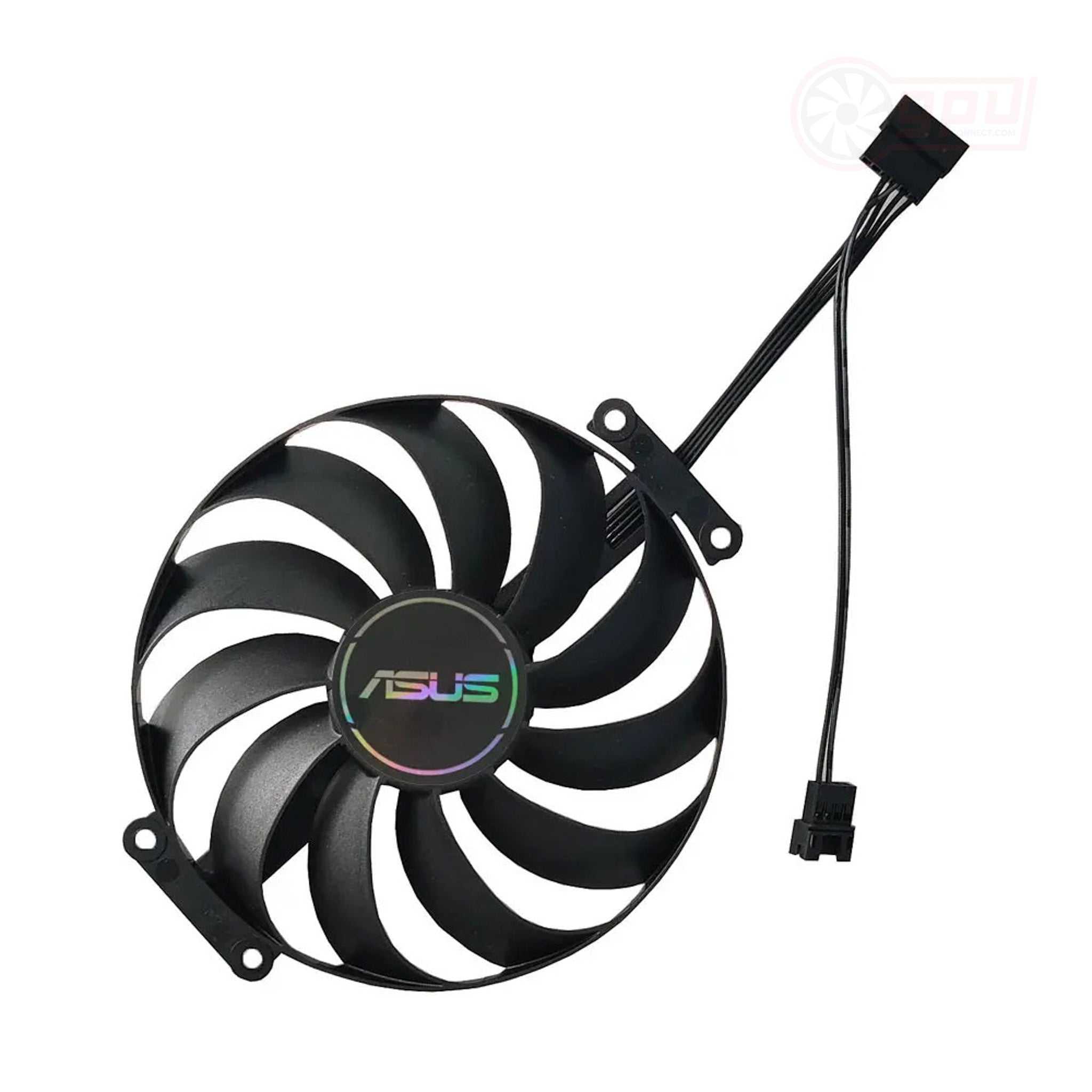 ASUS RX 6750 6700 6650 6600 XT DUAL Replacement GPU Fans – GPUCONNECT.COM