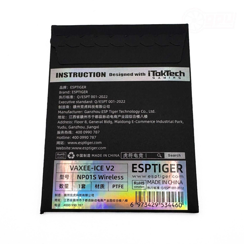 ESPTiger ICE Mouse Feet V2 - Vaxee NP-01 / NP-01S Wireless / Outset AX ...