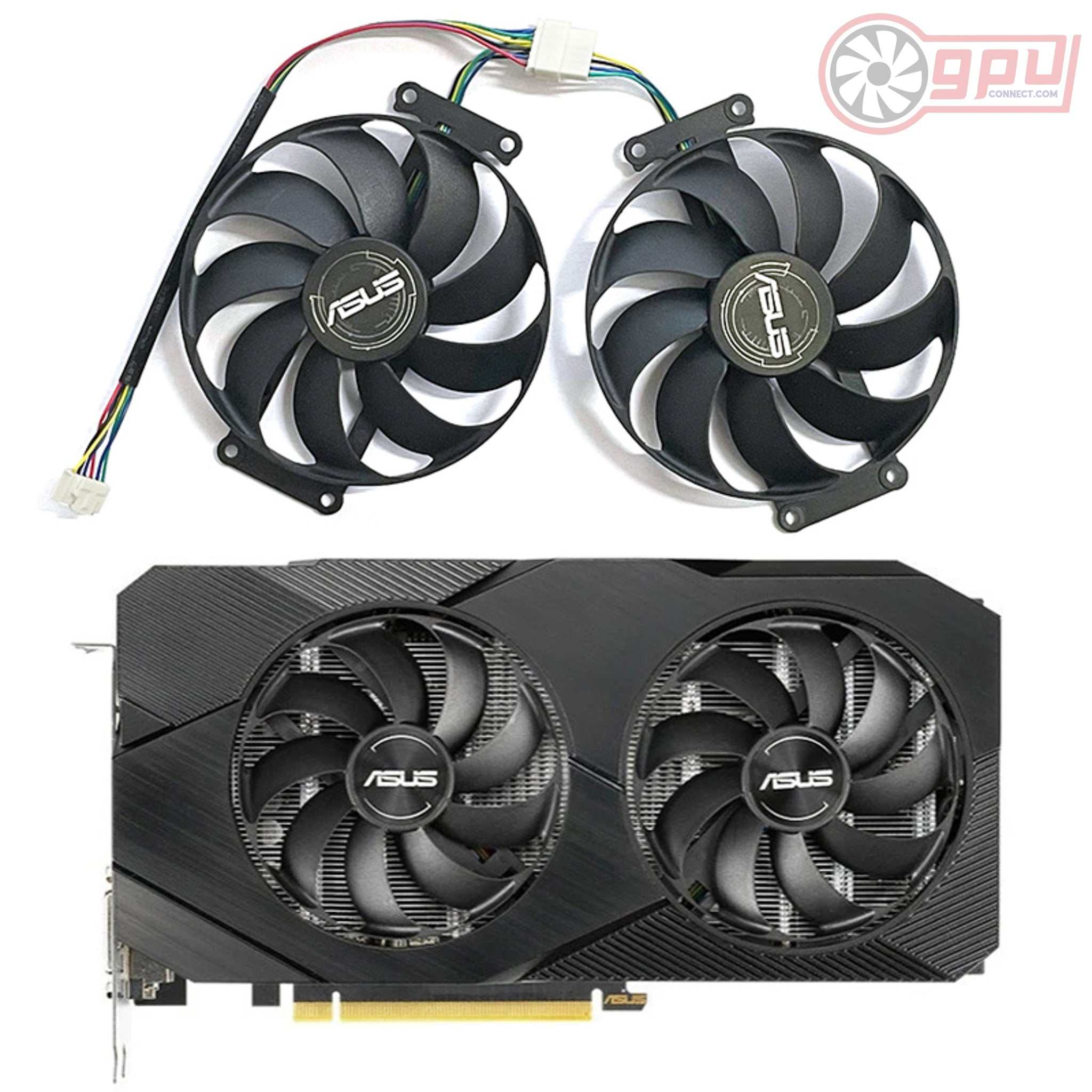 ASUS GTX 1660 RTX 2060 2070 DUAL EVO - Replacement Fan Set – GPUCONNECT.COM