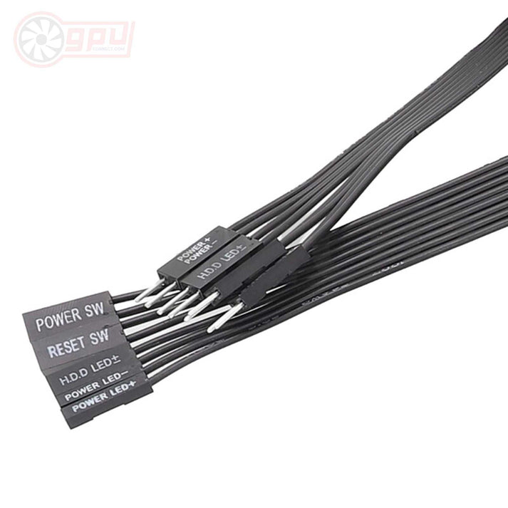 Motherboard Internal Header Extension Cable - LEDS and Switches 50cm ...