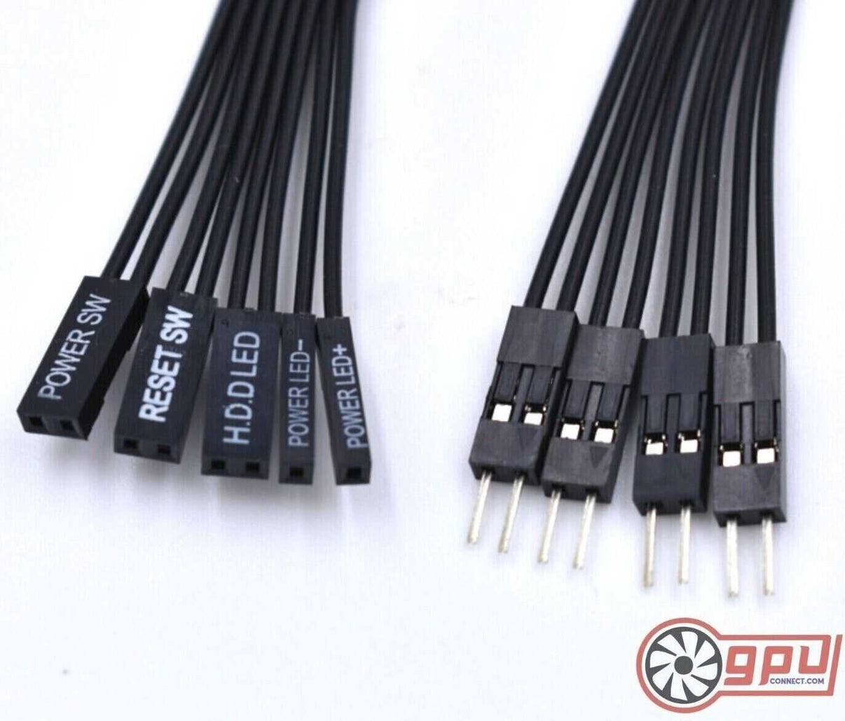 Motherboard Internal Header Extension Cable - LEDS and Switches 50cm ...