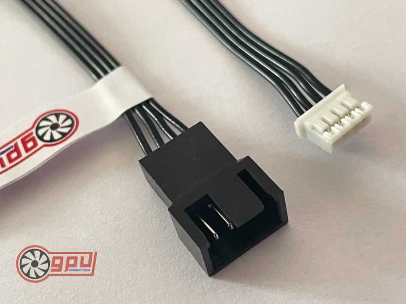 GPU to CPU Fan Adapter 4-Pin PWM Cable for Graphics Cards PH2.0 Mini ...
