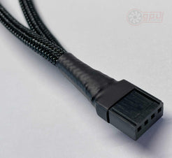 PREMIUM 2-Way PWM Fan Y-Splitter Cable 4-Pin Extension Lead CPU 26cm ...