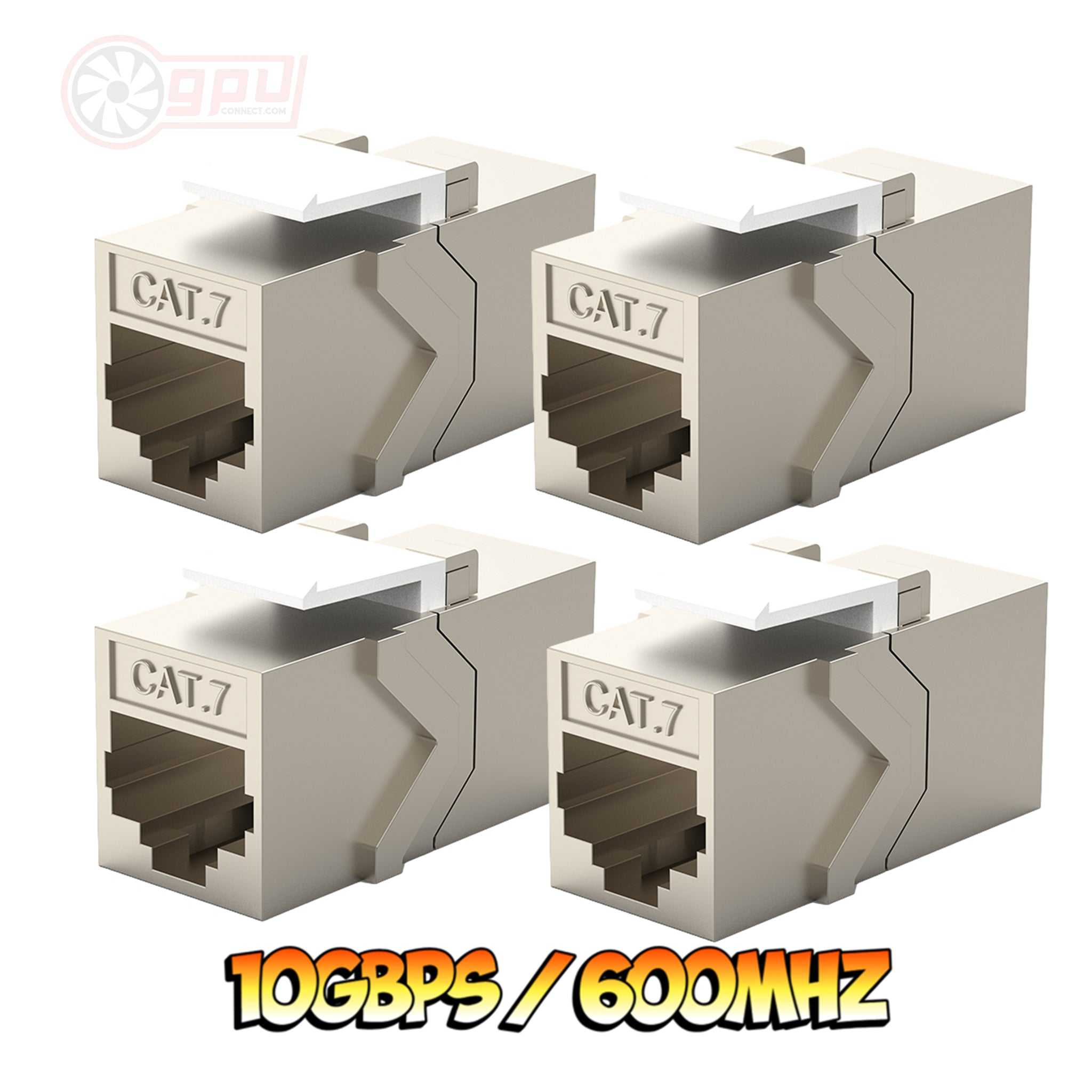 PREMIUM CAT7 6A RJ45 Female Passthrough Adapter Keystone 10GBps ...