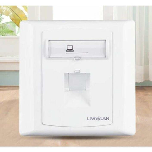 LinkWyLAN RJ45 Socket Ethernet Wall Plate Back Box - Cat6A Cat7 Cat8 ...