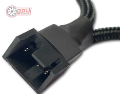 PREMIUM Sleeved 4 Pin PWM Daisy Chain Fan Splitter Cable - Radiator CP ...