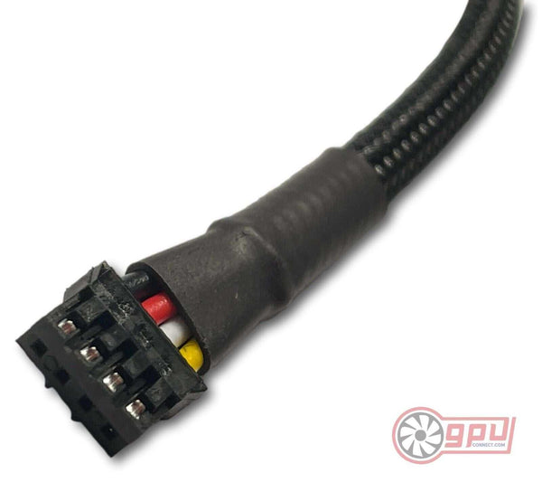 PREMIUM Sleeved 4 Pin PWM Daisy Chain Fan Splitter Cable - Radiator CP ...