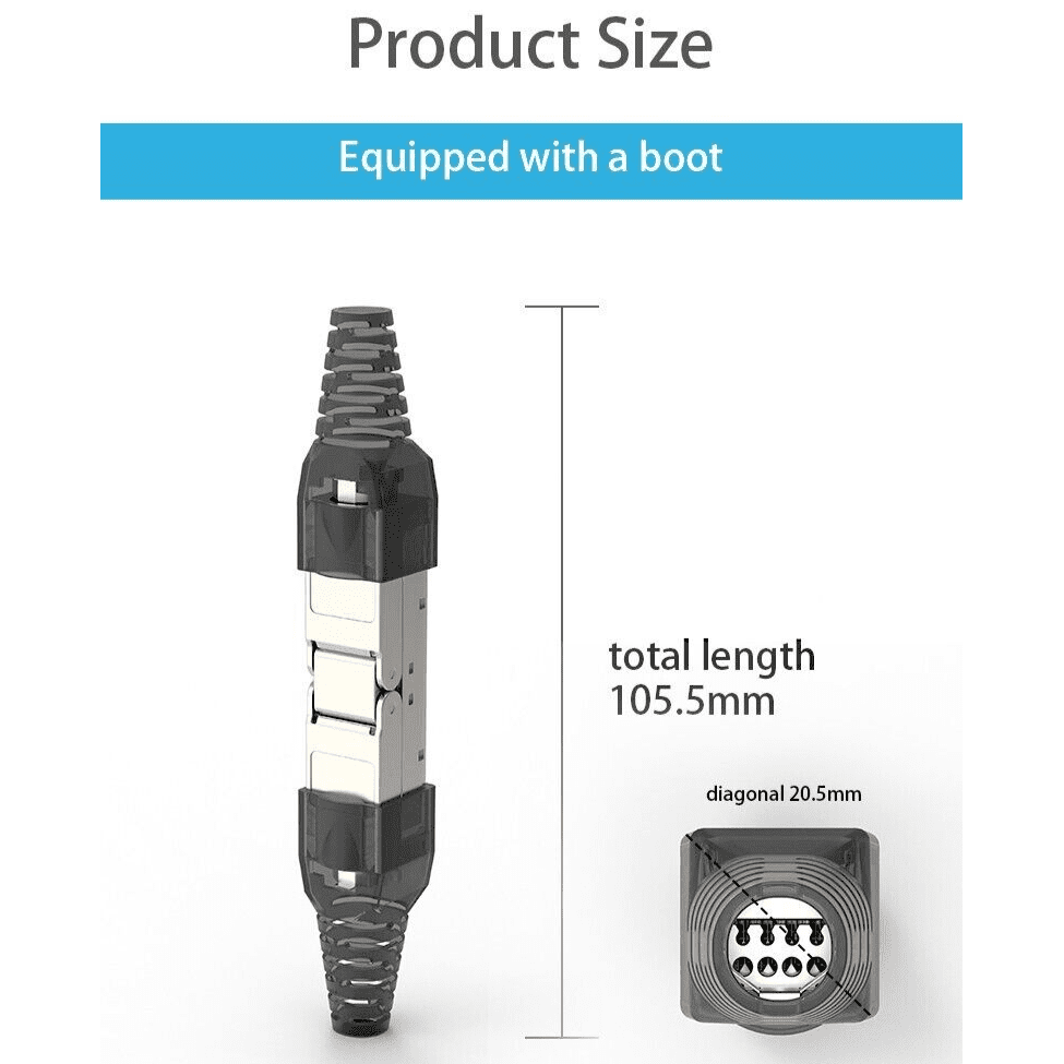 Premium RJ45 Extension Network Bridge Ethernet Passthrough Adapter ...