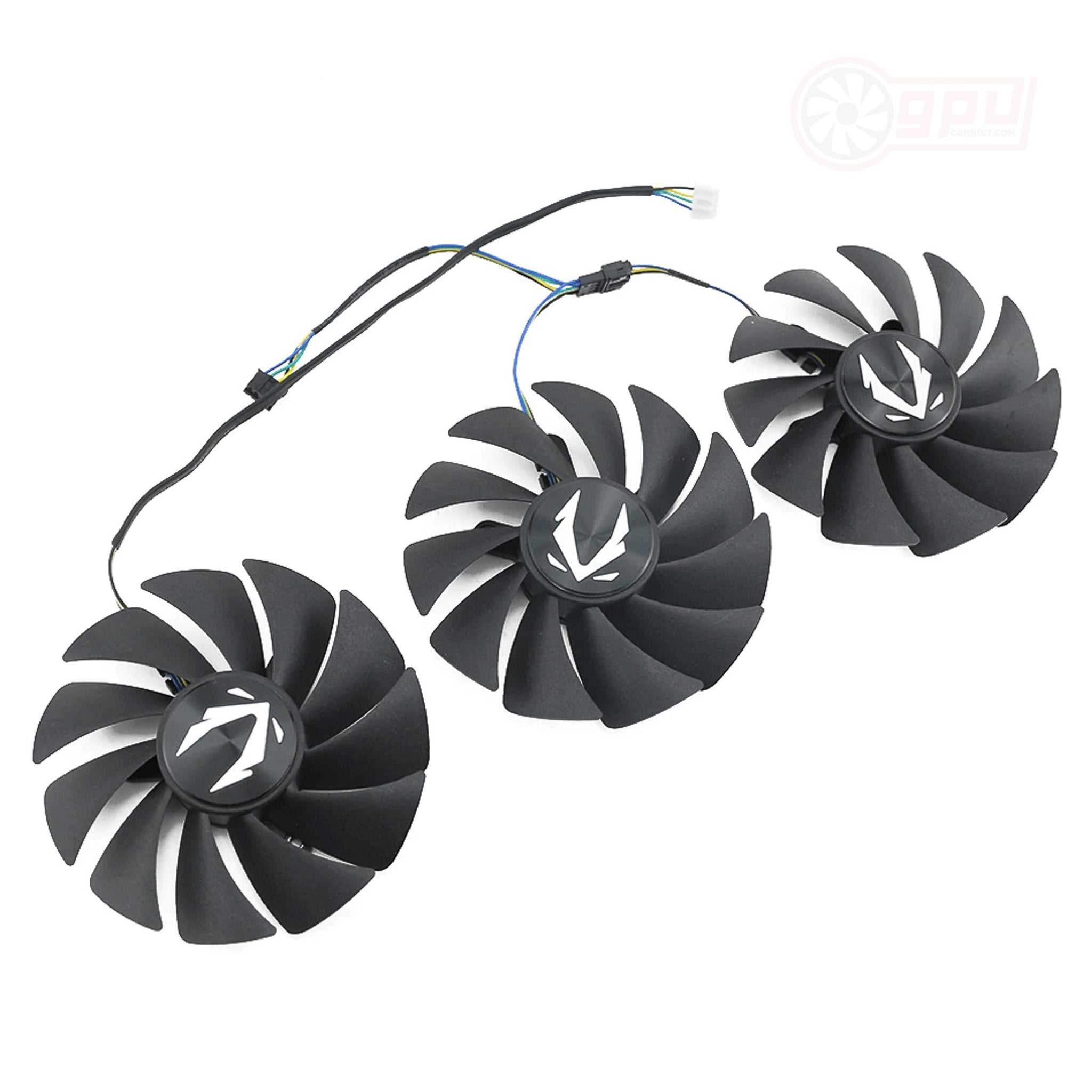 Zotac RTX 3070 Ti 3080 Ti 3090 GAMING Trinity OC Replacement Fans ...